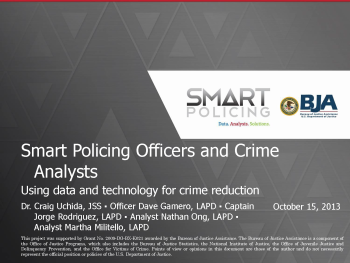 Webinars | Smart Policing Initiative